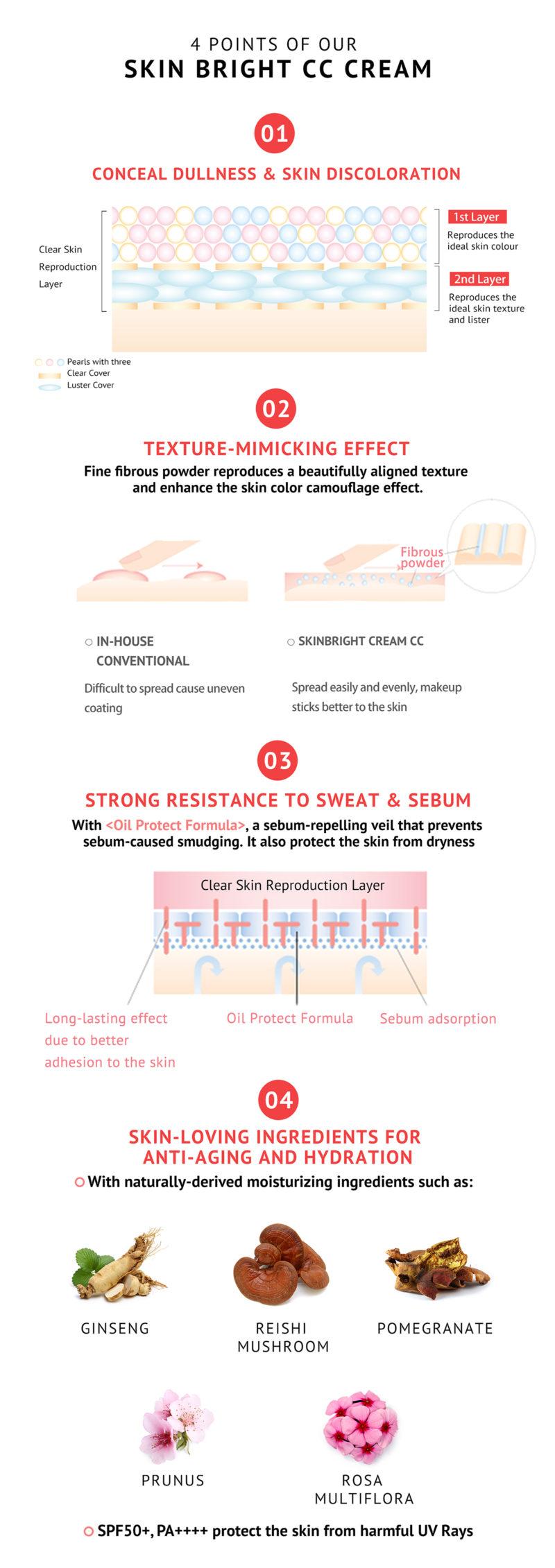 Skin Bright Cream CC 58 - Covermark Singapore